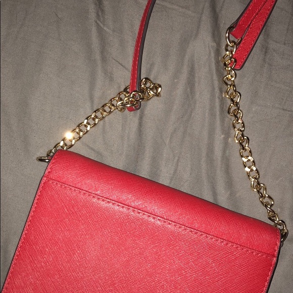 Michael Kors | Bags | Michael Kors Red Crossbody | Poshmark